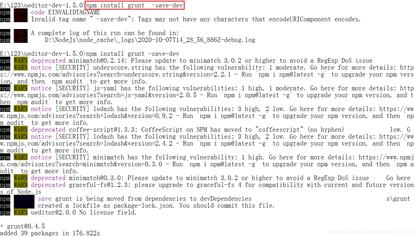 安装grunt_离线安装grunt-cli-CSDN博客