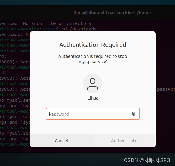 Ubuntu中mysql进入图形化界面失败，提示ERROR 1698 (28000): Access denied for user ‘root‘@‘localhost‘-CSDN博客