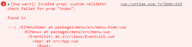 Invalid prop: custom validator check failed for prop “index“. 解决-CSDN博客