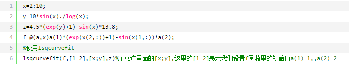 matlab-非线性拟合函数lsqcurvefit的使用和初值选取-CSDN博客