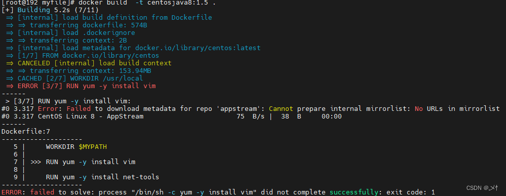Docker容器中Dockerfile无法下载vim编辑器_docker容器内无法下载vi-CSDN博客