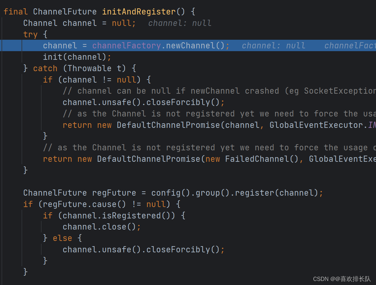 Netty服务端基本启动流程源码刨析_netty server端启动流程 register0-CSDN博客
