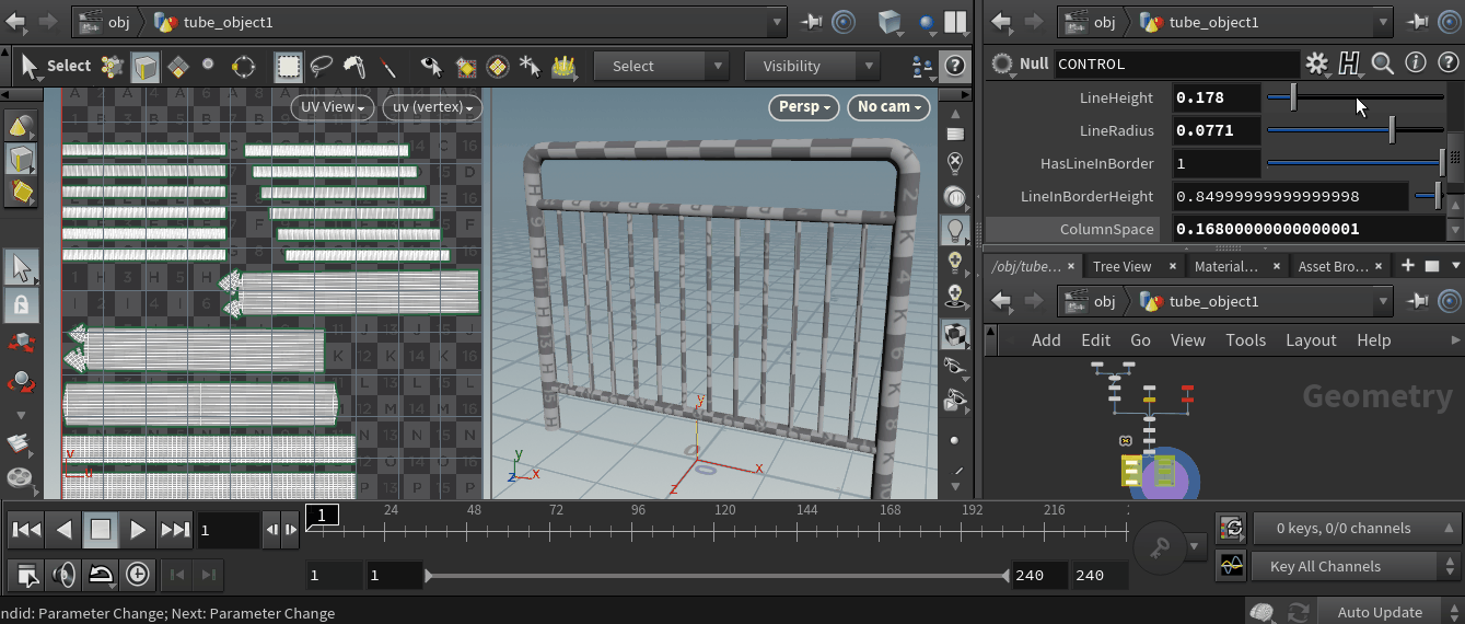 【Houdini】使用Labs Auto UV实现对“程序化建模围栏”动态自动展UV_houdini autouv-CSDN博客