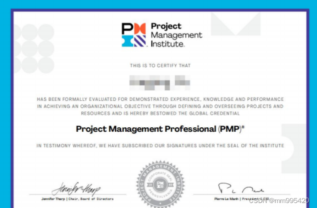 PMP项目管理师证书到底是个什么证_pmp证书 csdn-CSDN博客