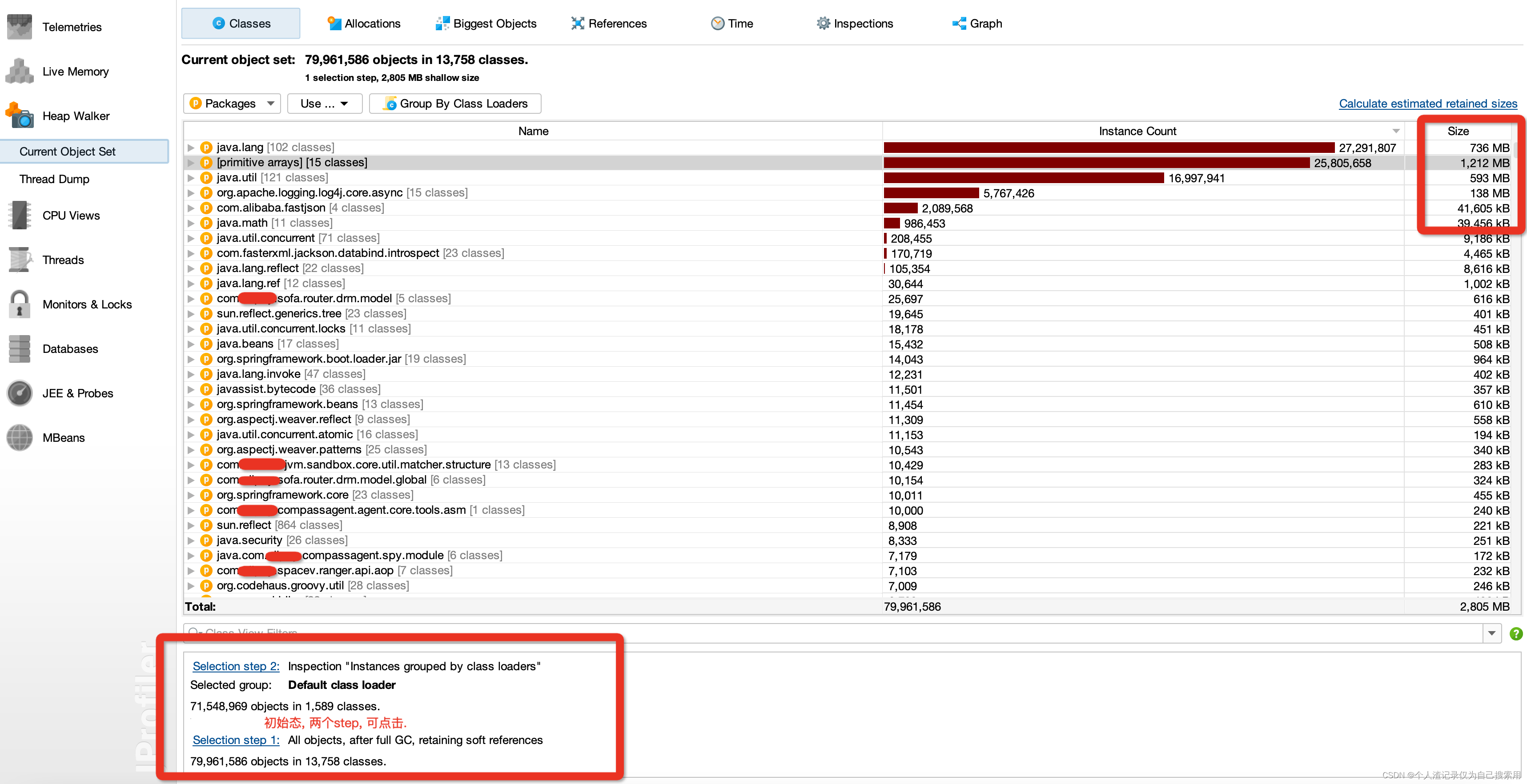 用jprofiler来分析 jvm 堆 内存泄露,fullgc_jprofiler查看内存泄露-CSDN博客