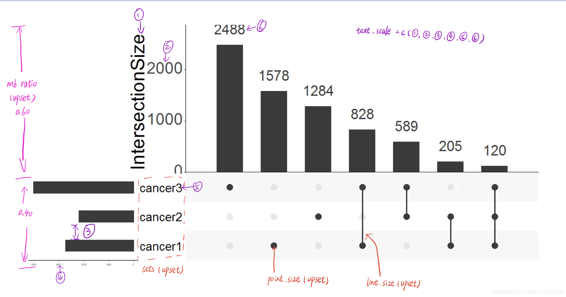 R绘制 UpSet图及参数设置_r upset-CSDN博客