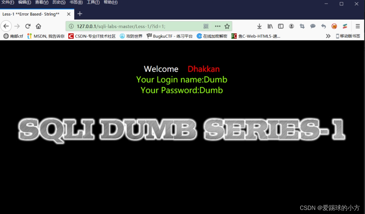 sqli-labs-master第一关sql注入_sqli labs master-CSDN博客
