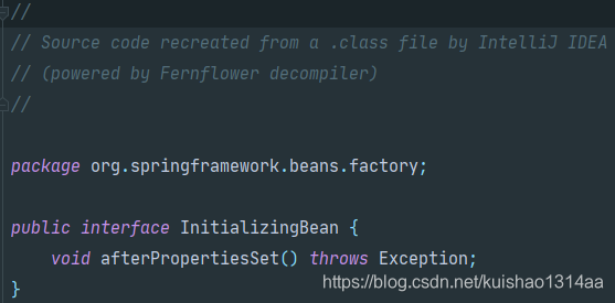 InitializingBean接口使用方法_implements initializingbean-CSDN博客