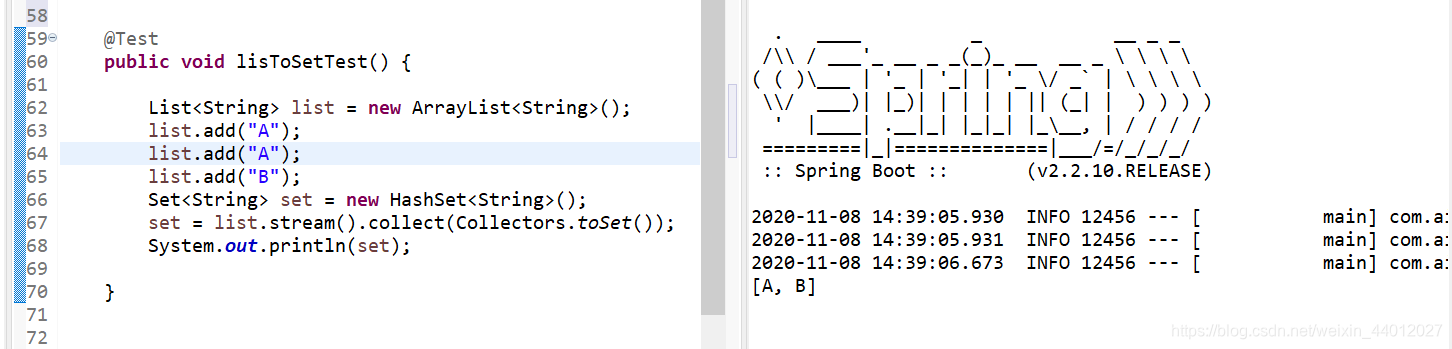 Java list转set；JDK8 下list 集合转Set 集合_jdk8 list转set-CSDN博客
