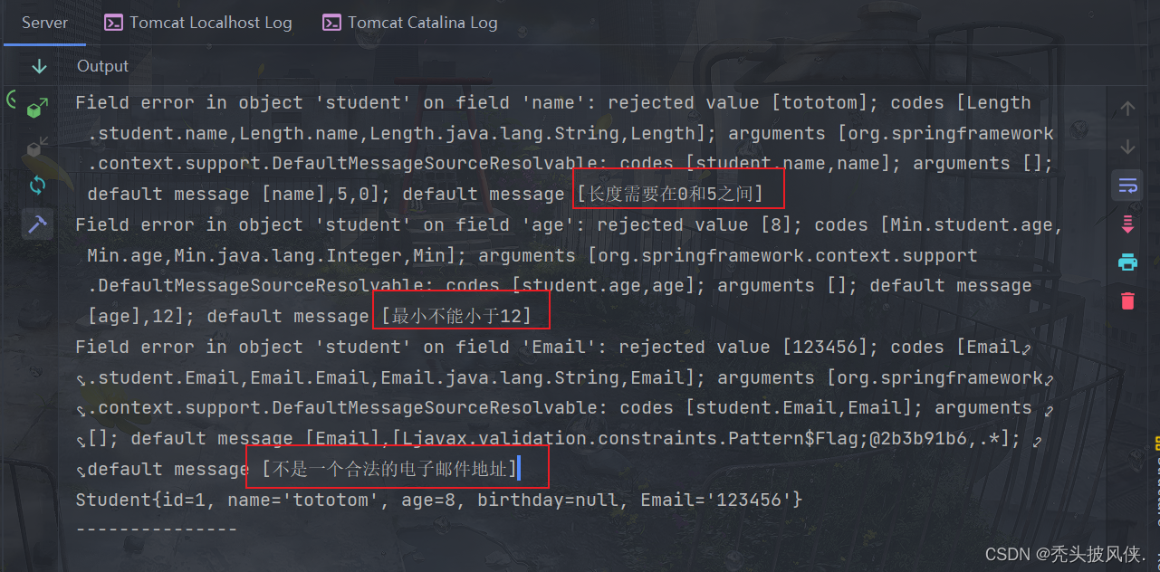 [springmvc学习]8、JSR 303验证及其国际化_jsr303校验国际化-CSDN博客