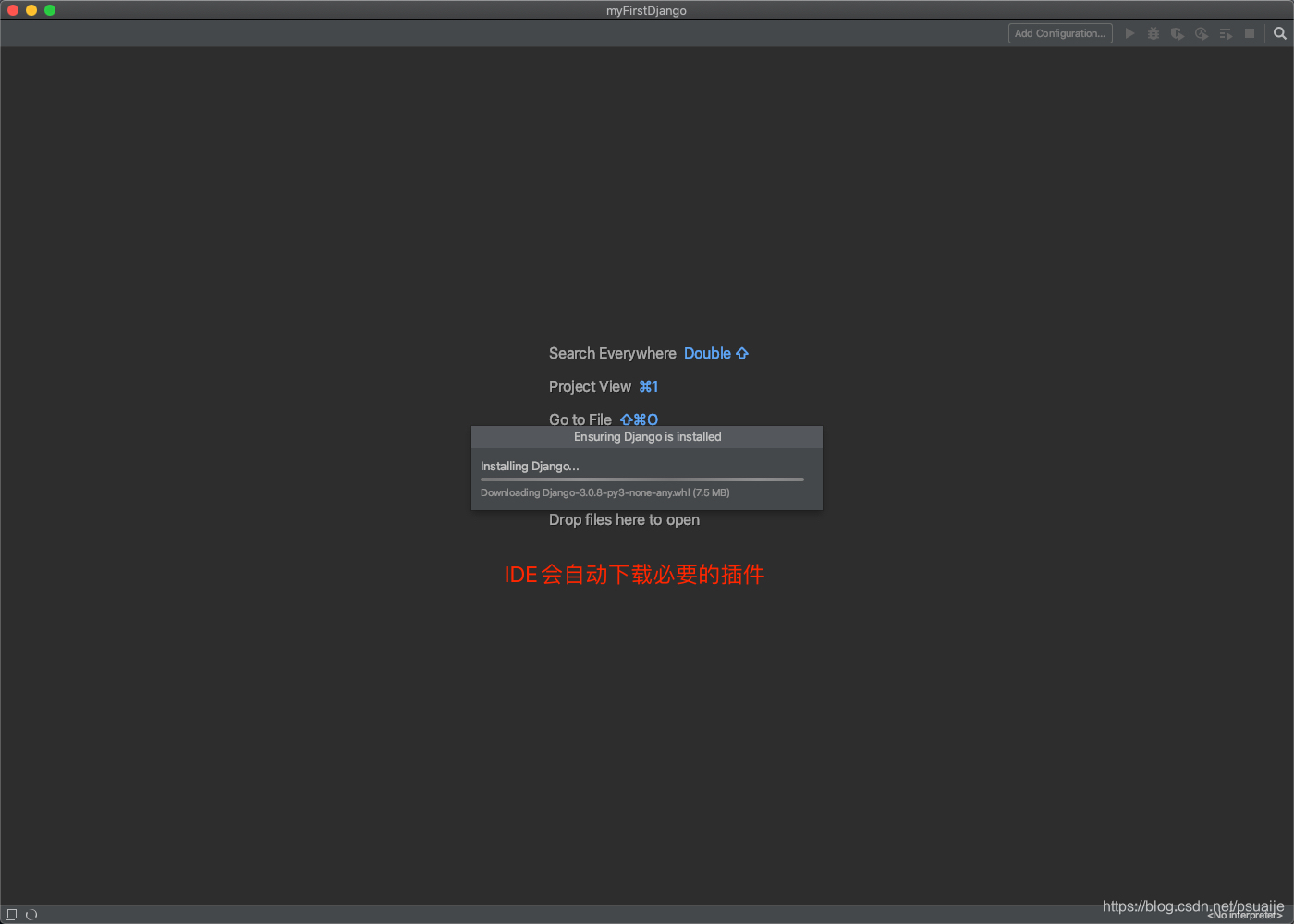 五.【Python3.8+Django3.0从零开始系列】Mac OS Catalina 10.15.5 使用PyCharm创建项目_pycharm macos 10.15-CSDN博客