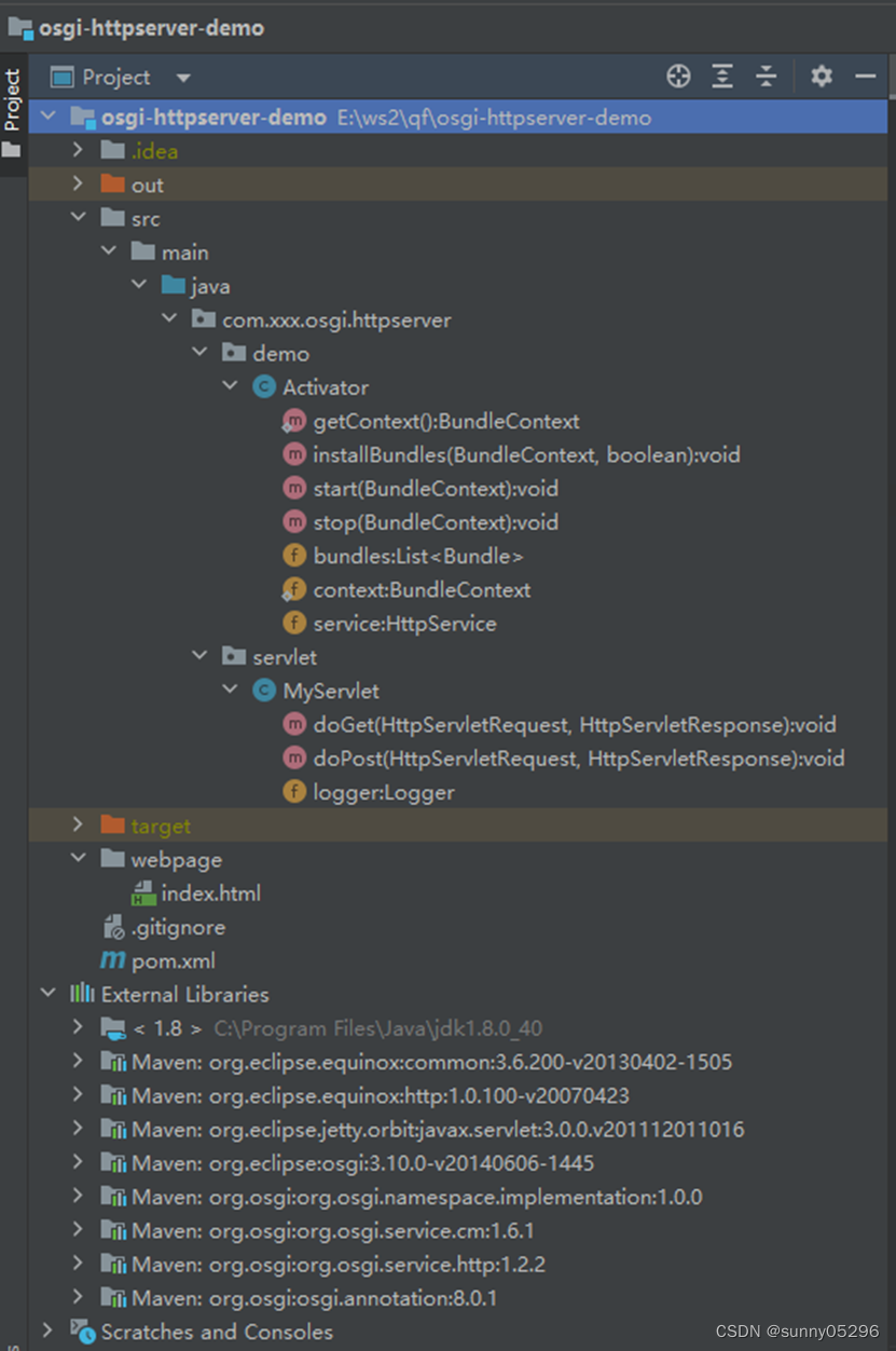 Maven构建OSGI+HttpServer应用_frameworkutil.getbundle-CSDN博客