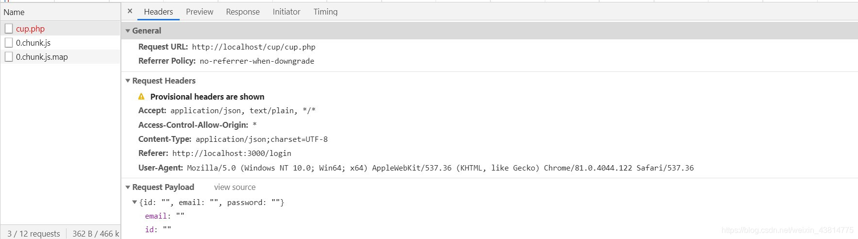 axiosRequest header field access-control-allow-origin is not allowed by Access-Control-Allow ...