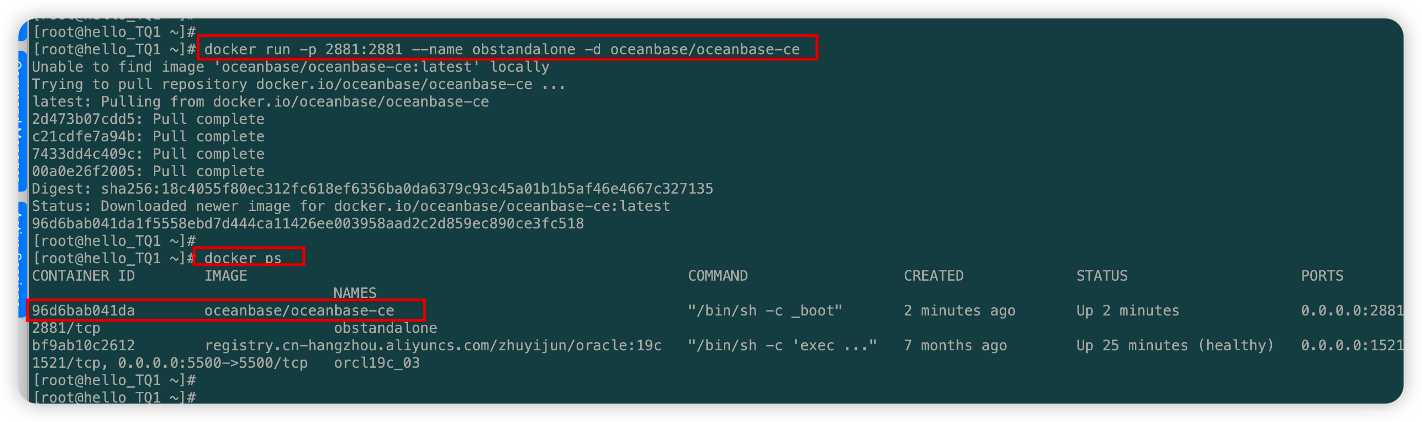 OceanBase—01（入门篇——使用docker安装OceanBase以及介绍连接OB的几种方式）-CSDN博客
