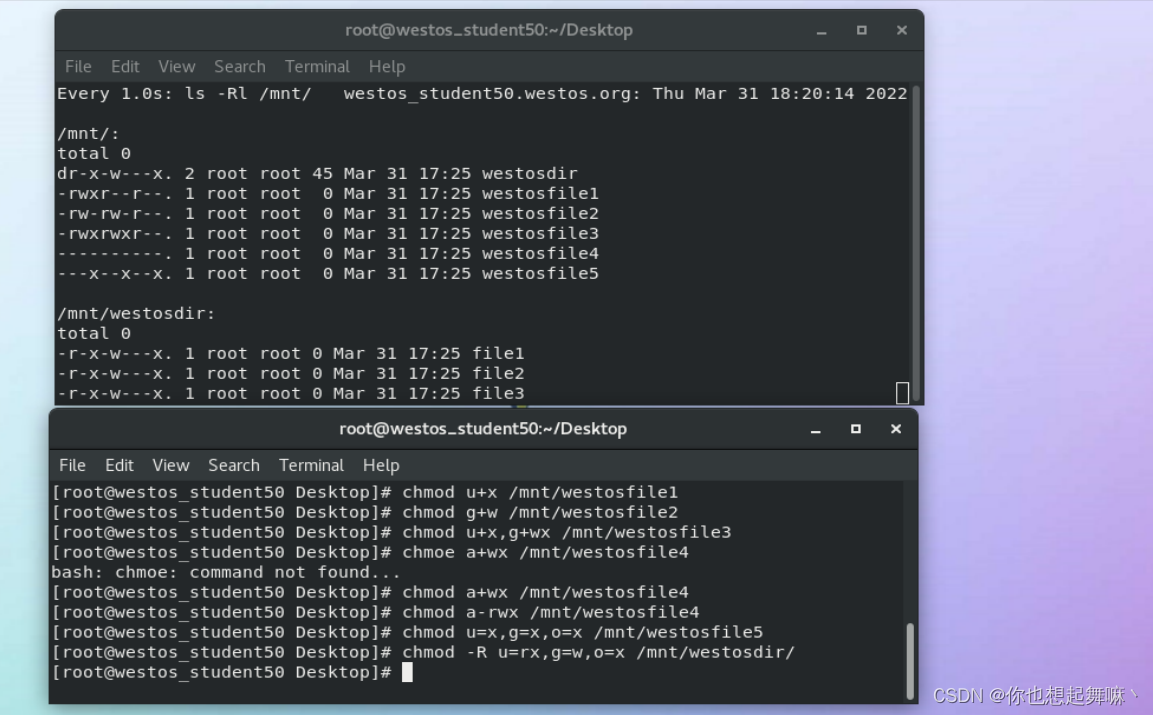 Linux系统中的权限管理_user::rw--CSDN博客