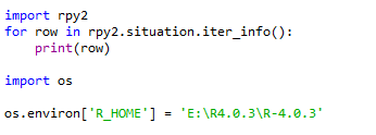 应用python调用rpy2的相关问题指南 “Unable to locate R.dll within %s“ % R_HOME ...