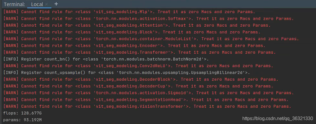Pytorch计算模型的参数量_transunet参数量-CSDN博客