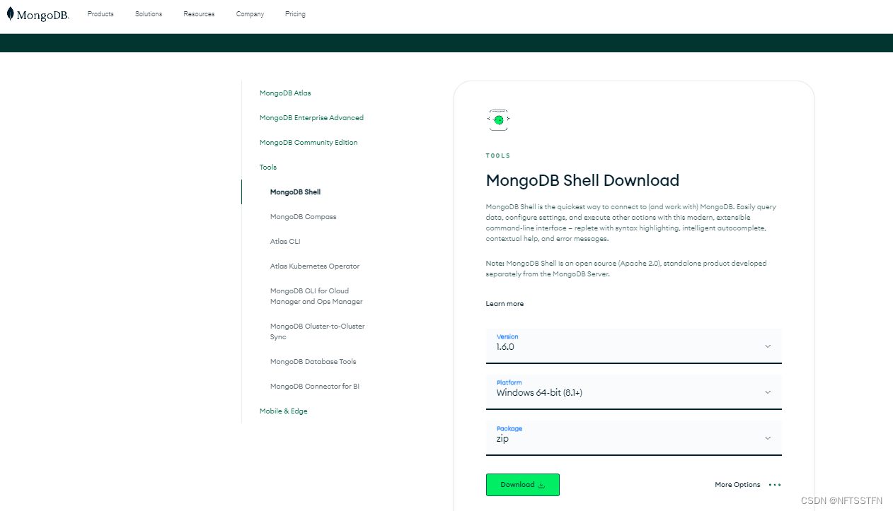 MongoDB安装_mongosh.exe-CSDN博客