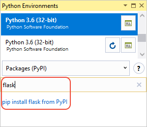 visual studio 2019 python web_快速入门：使用 Visual Studio 创建 Python Web 应用 ...