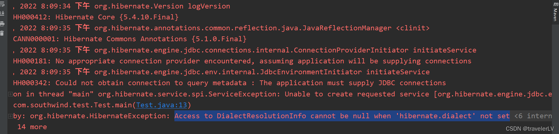 Access to DialectResolutionInfo cannot be null when ‘hibernate.dialect‘ not set-CSDN博客