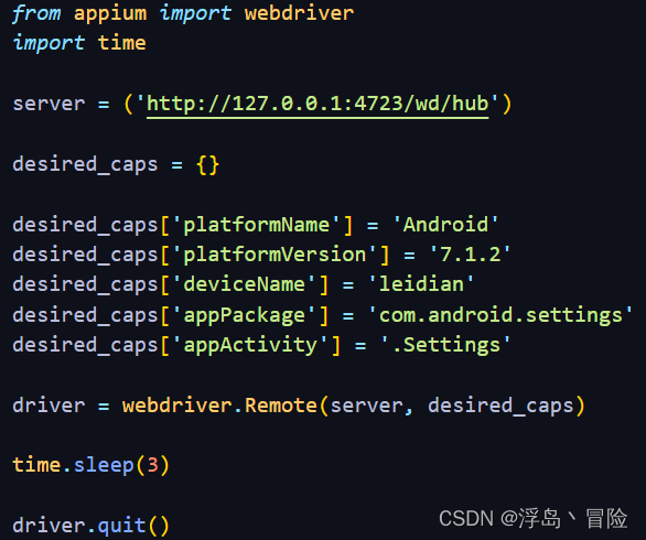 关于 Appium 运行时报错：valueerror Timeout Value Connect Was ＜object Object At 0x000001fe483c4170＞的解决办法 9351