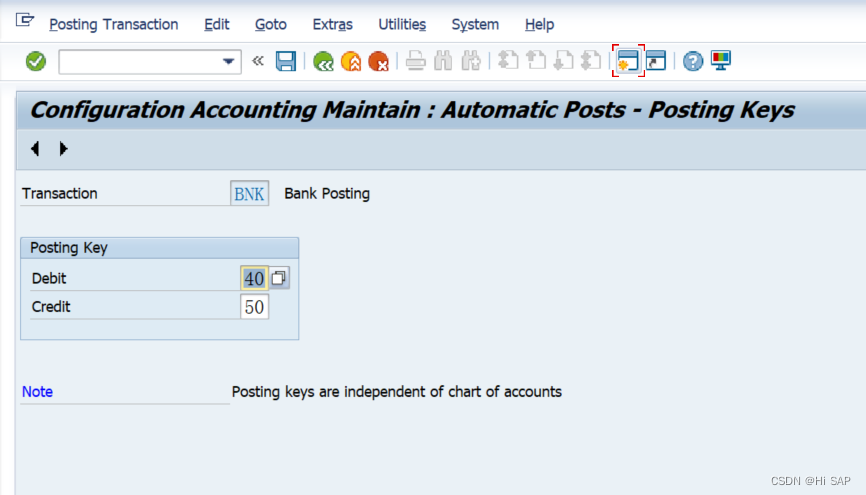 SAP 关于记账代码 Posting Key_sap posting key-CSDN博客
