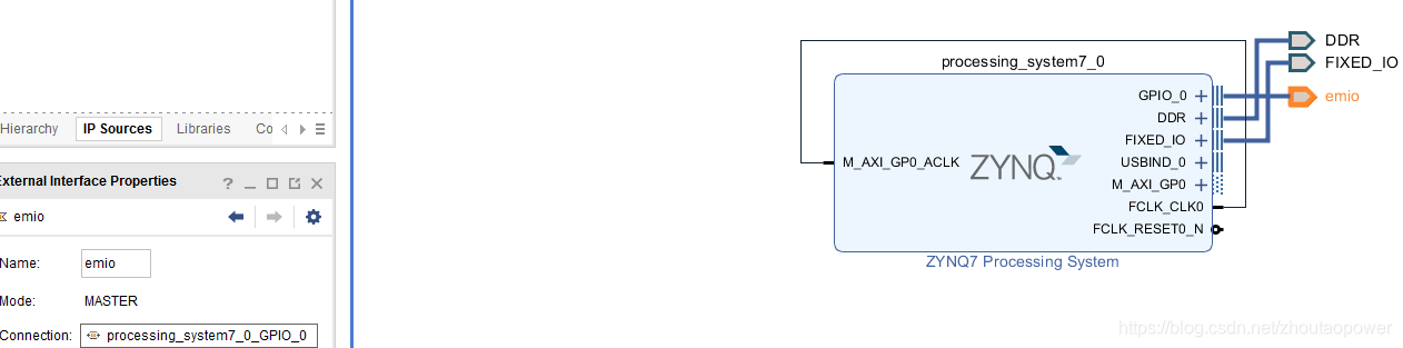 Zynq-PS-SDK(2) 之 EMIO 使用_zynq emio-CSDN博客