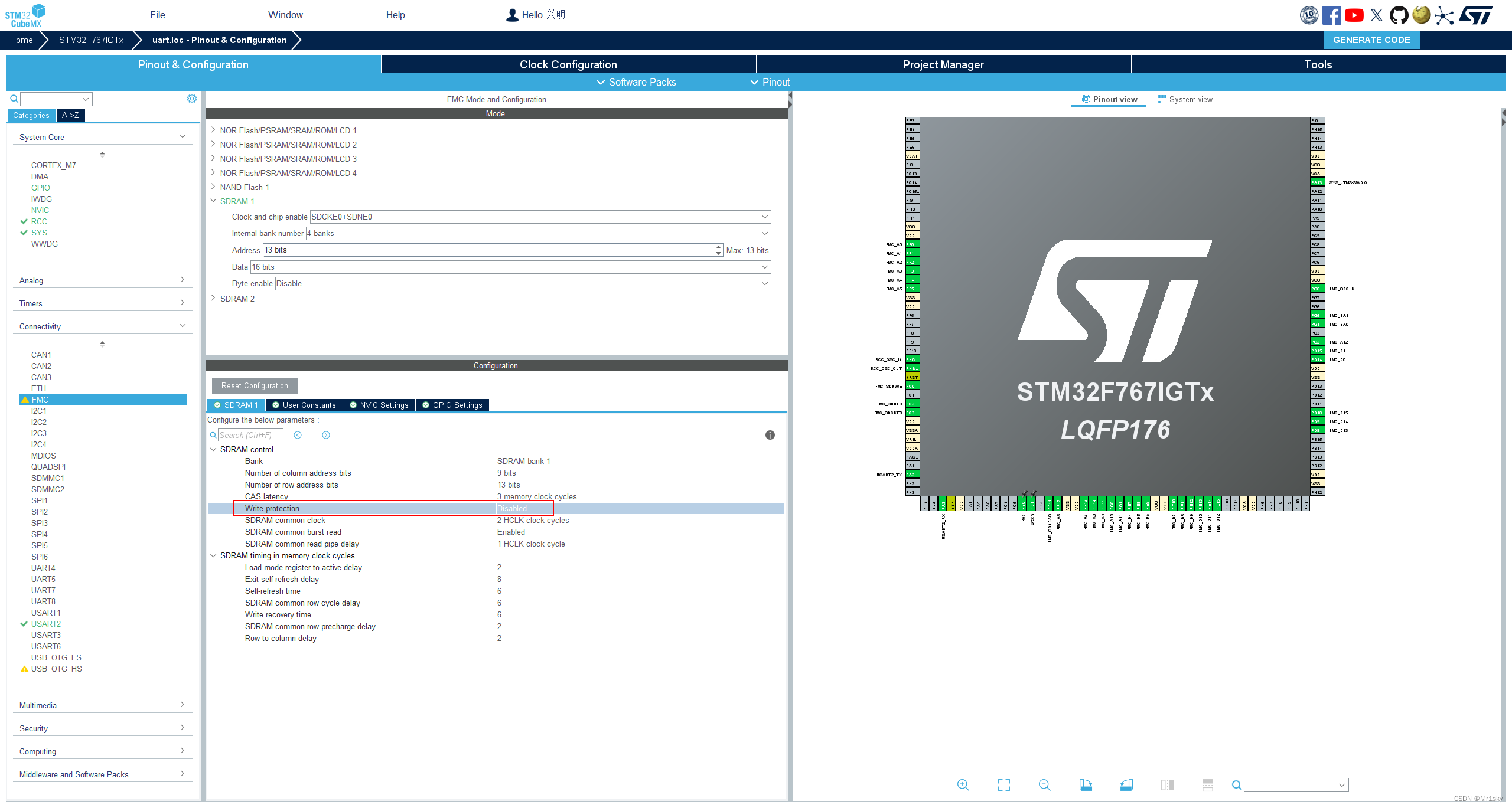 stm32cubemx 配置使用sdram_stm32cubemx 配置sdram-CSDN博客