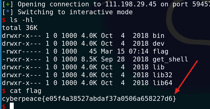 攻防世界XCTF-Pwn入门11题解题报告_攻防世界pwn-CSDN博客