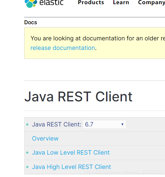 Java对接ElasticSearch6.7_elasticsearch 6.7 java 版本-CSDN博客