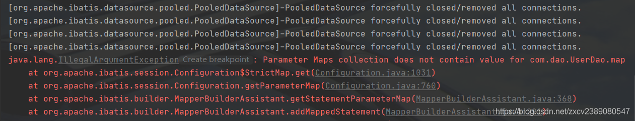 Parameter Maps collection does not contain value for com.dao.UserDao.map-CSDN博客