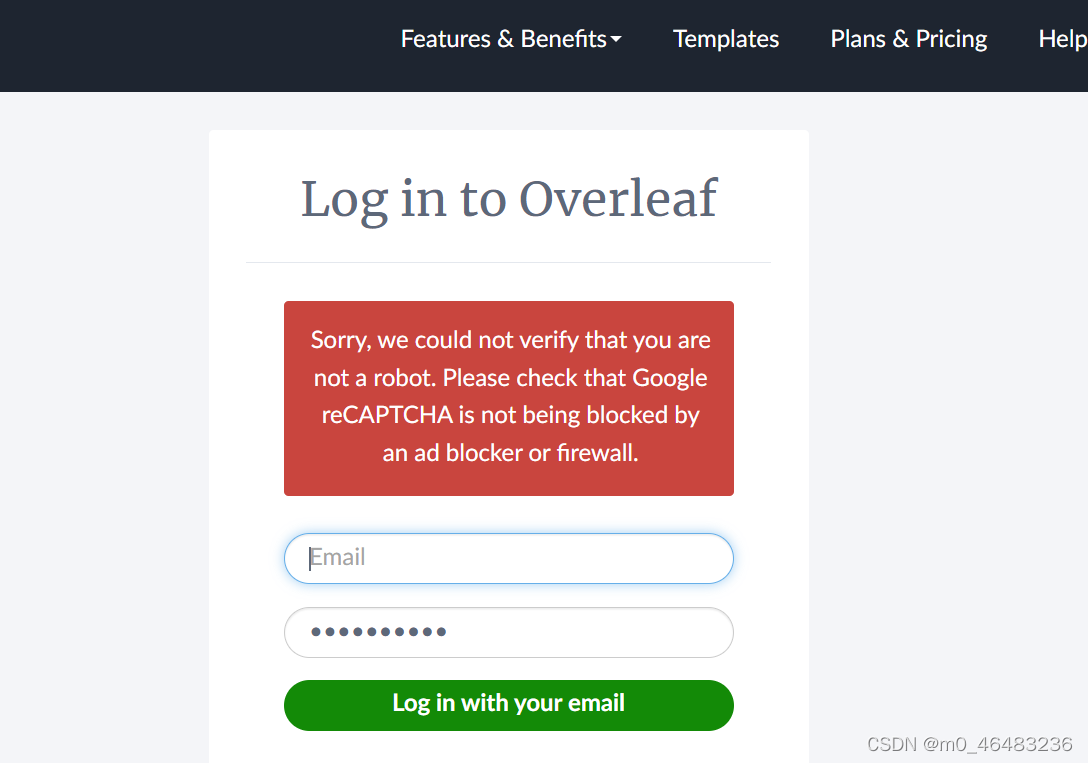 解决overleaf无法登录的问题-CSDN博客