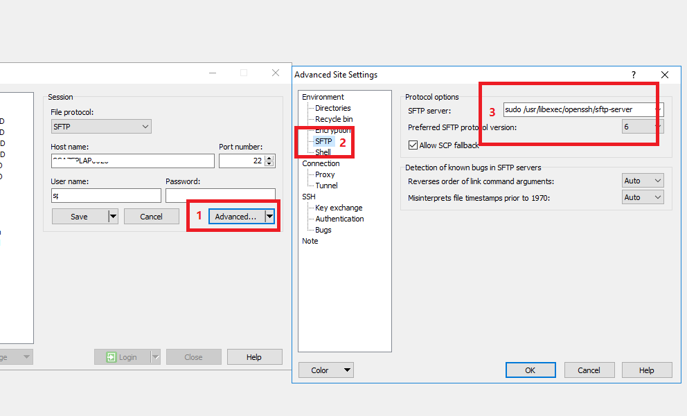 WinSCP 访问Linux服务器账号使用Root权限设置_linux root winscp-CSDN博客