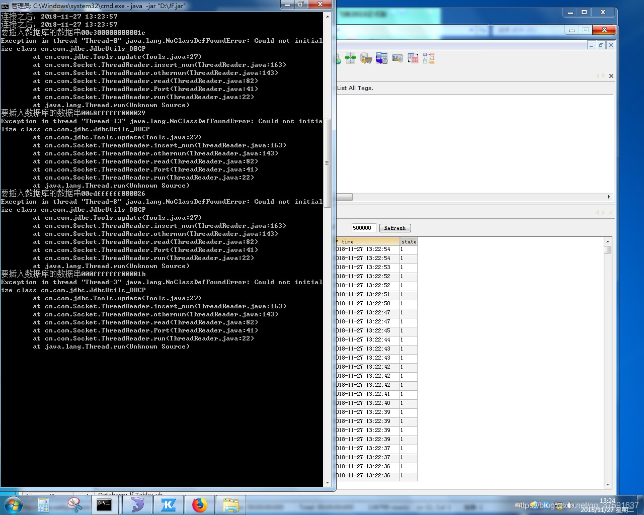 Could not initialize class cn.com.jdbc.JdbcUtils_DBCP_could not initialize class util.jdbcutils ...