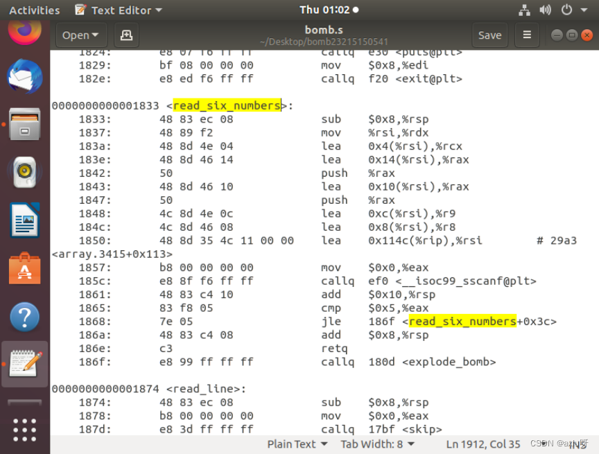计算机系统基础实训二—BinaryBomb实验_计算机系统实验bomb-CSDN博客