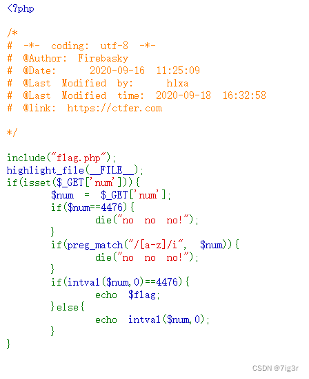 【PHP代码审计】ctfshow web入门 php特性 93-104_ctfshow web94-CSDN博客