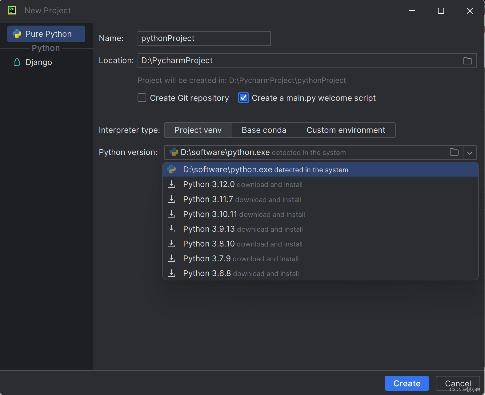 Python及Pycharm安装教程_pycharm community使用需要先下载python-CSDN博客