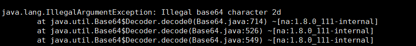 解决：java.lang.IllegalArgumentException: Illegal base64 character 2d-CSDN博客
