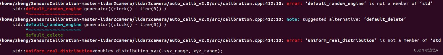 error: ‘default_random_engine’ is not a member of ‘std’ std::default_random_engine generator-CSDN博客