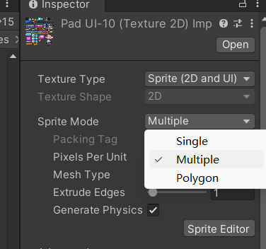 【Unity每日一记】如何从图片中切割对象（一键切割图集的方法你掌握了吗？）_unity切割图片-CSDN博客