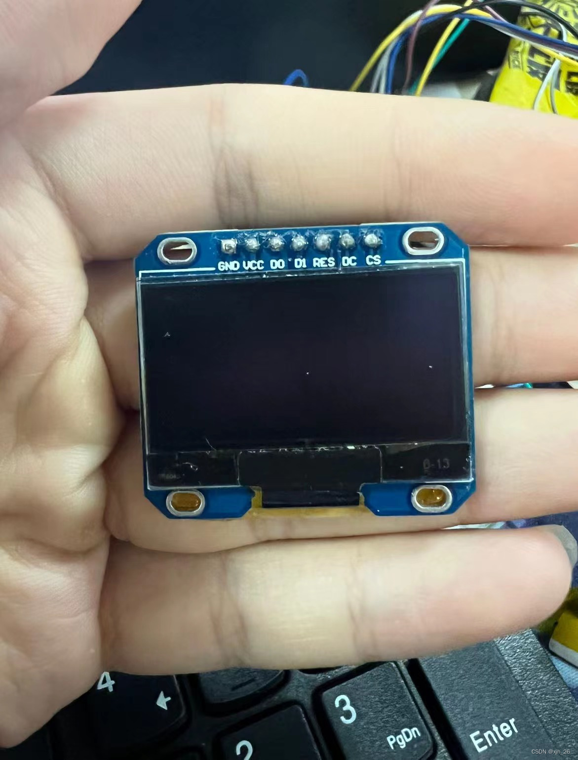 工作记录1：spi外设--oled屏_7针oled中do是什么-CSDN博客