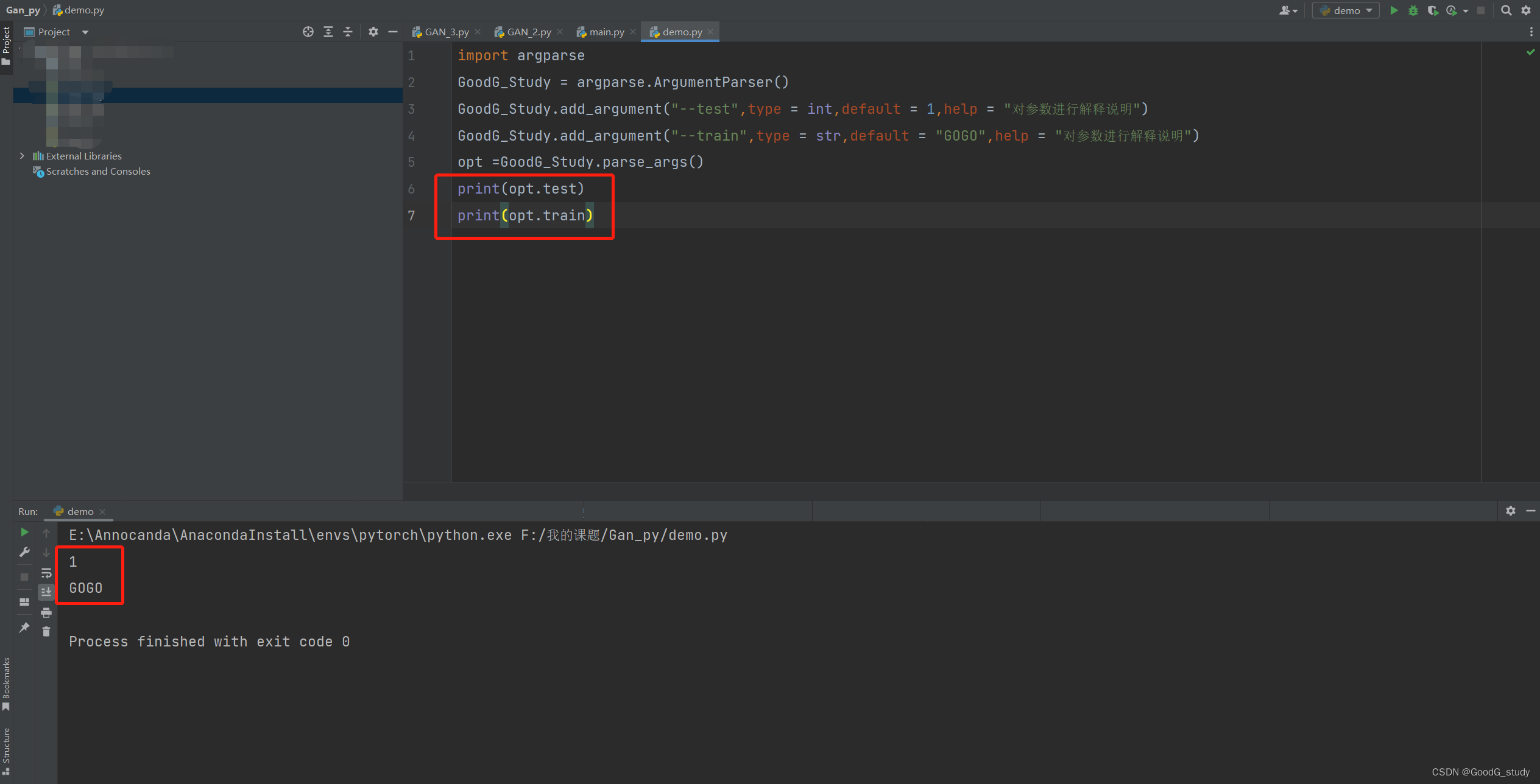 Pycharm之argparse库_pycharm argparse-CSDN博客
