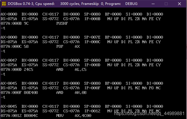 汇编语言 pushf 和 popf指令-CSDN博客