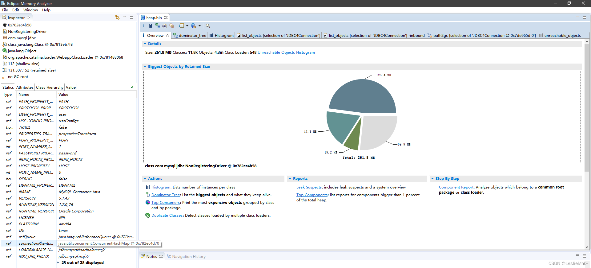 Eclipse Memory Analyzer (MAT) 使用-CSDN博客