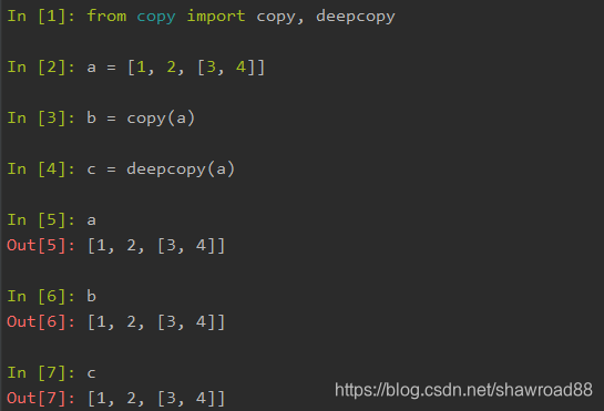 浅谈python中copy模块的copy()方法和deepcopy()方法的区别。。浅拷贝和深拷贝_python cope模块-CSDN博客