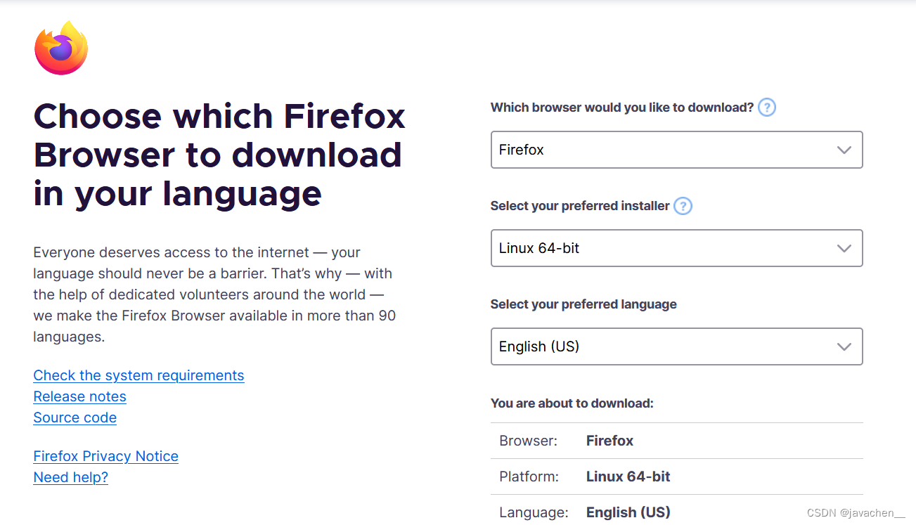 linux安装firefox_火狐浏览器linux-CSDN博客