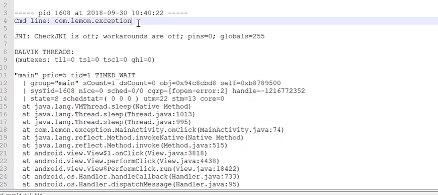 adb logcat输出日志分析和monkey输出日志分析，提交给开发的内容_adb logcat导出日志到电脑-CSDN博客