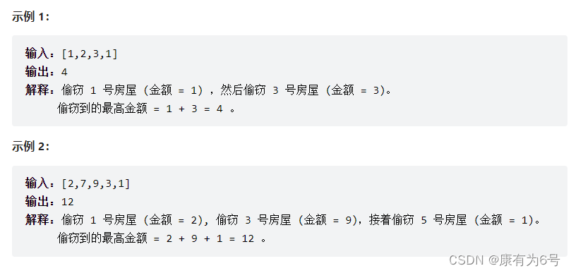 【leetcode 中等】198 打家劫舍（详解） 打家劫舍leecode Csdn博客