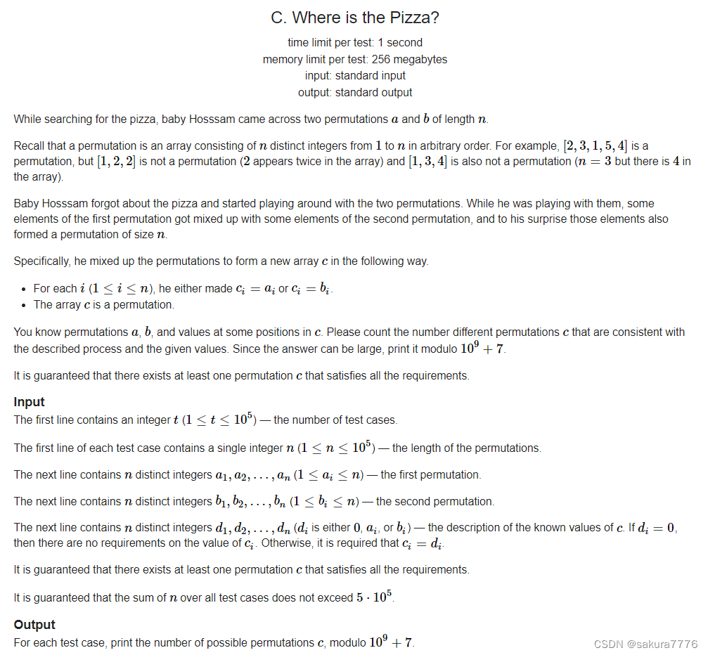 Codeforces Round #788 (Div. 2) A-D 题解_ll qpow(cnt, mod, mod)-CSDN博客
