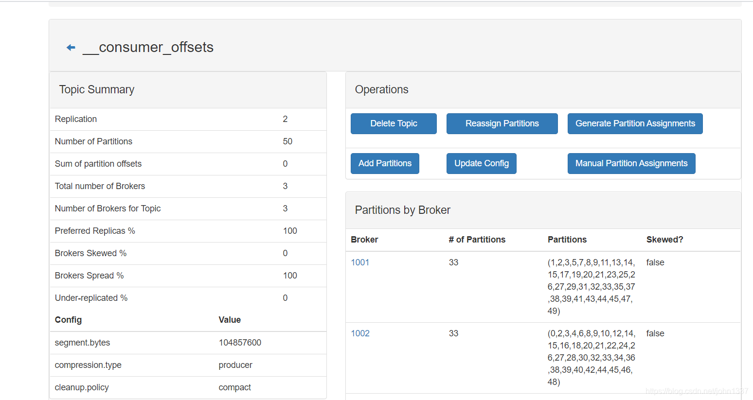wurstmeister/kafka设置__consumer_offsets主题副本数_offsets.topic.replication.factor的值能设置为2么-CSDN博客